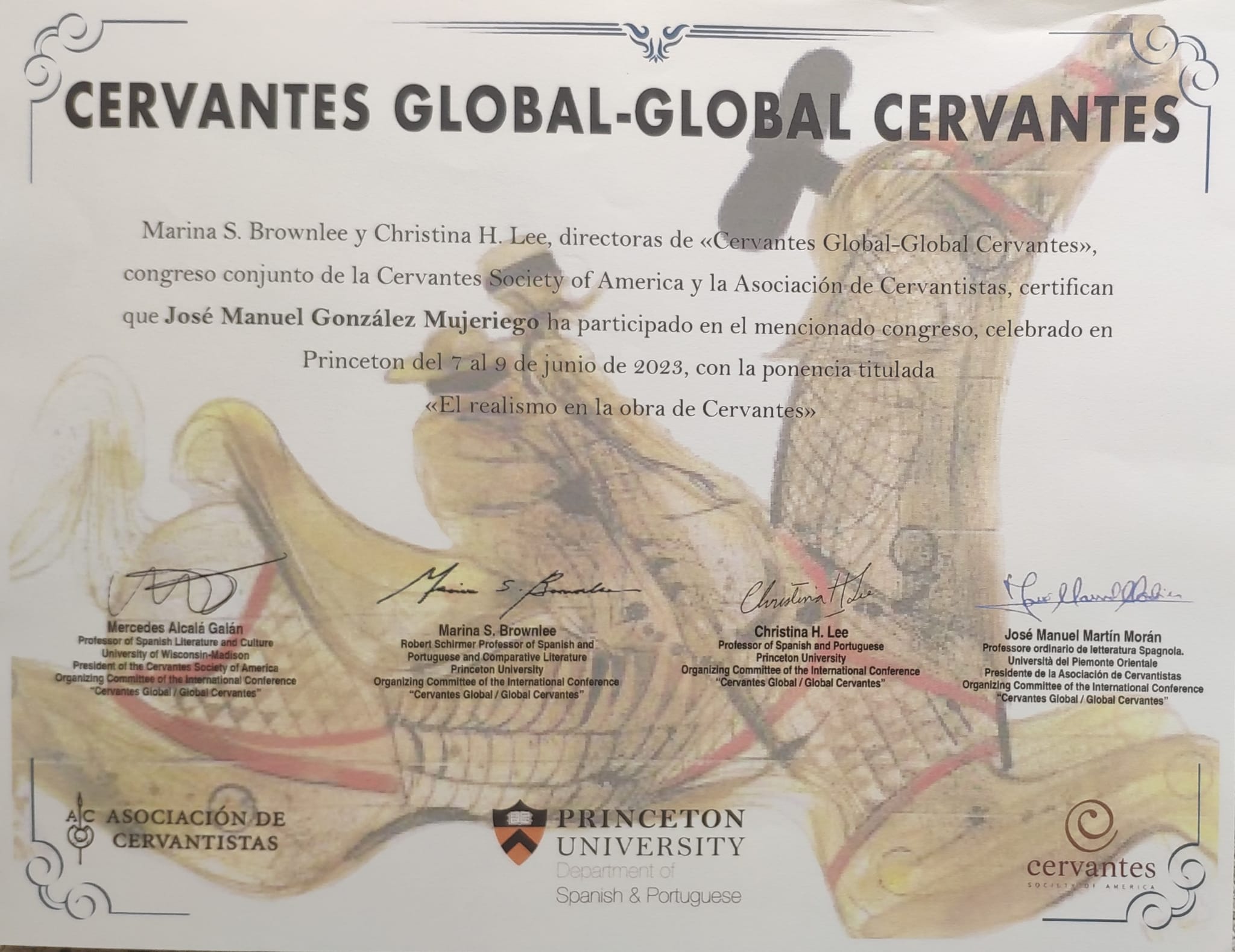 EL REALISMO EN LA OBRA DE CERVANTES – Mota del Cuervo, "El lugar de la ...
